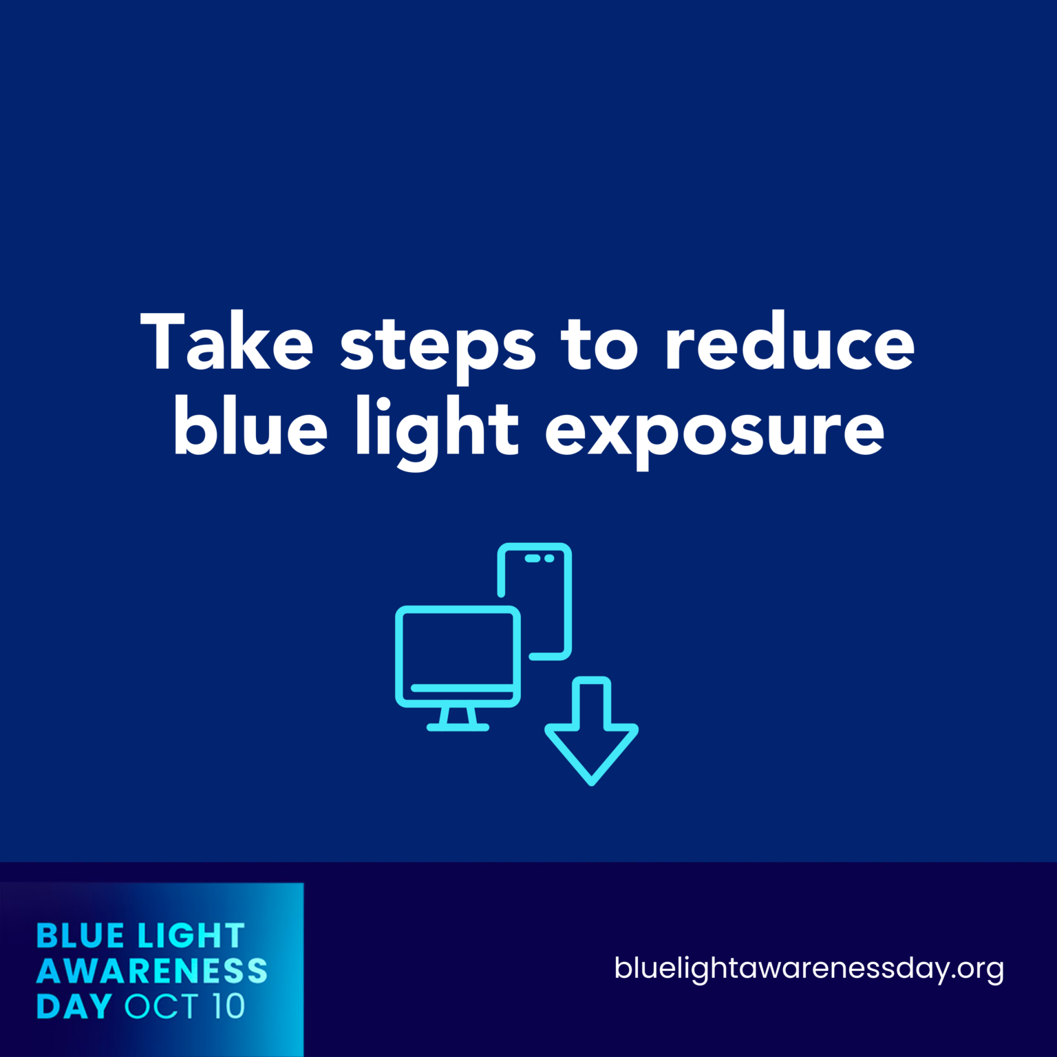 Oct 10 is Blue Light Awareness Day: Take action to reduce exposure